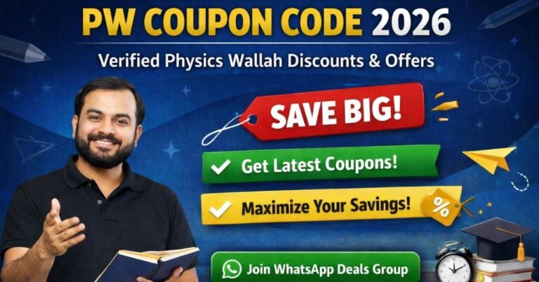 PW Coupon Code 2026 – Get Verified Physics Wallah Discounts (Working ...